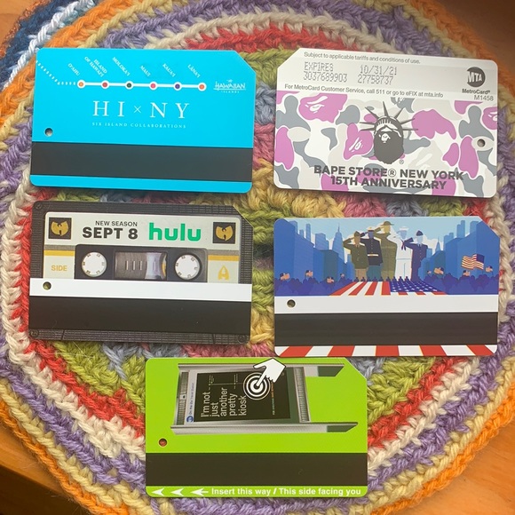 Other | Copy Ny Metrocard New York City Subway Collectible Rare Cards ...